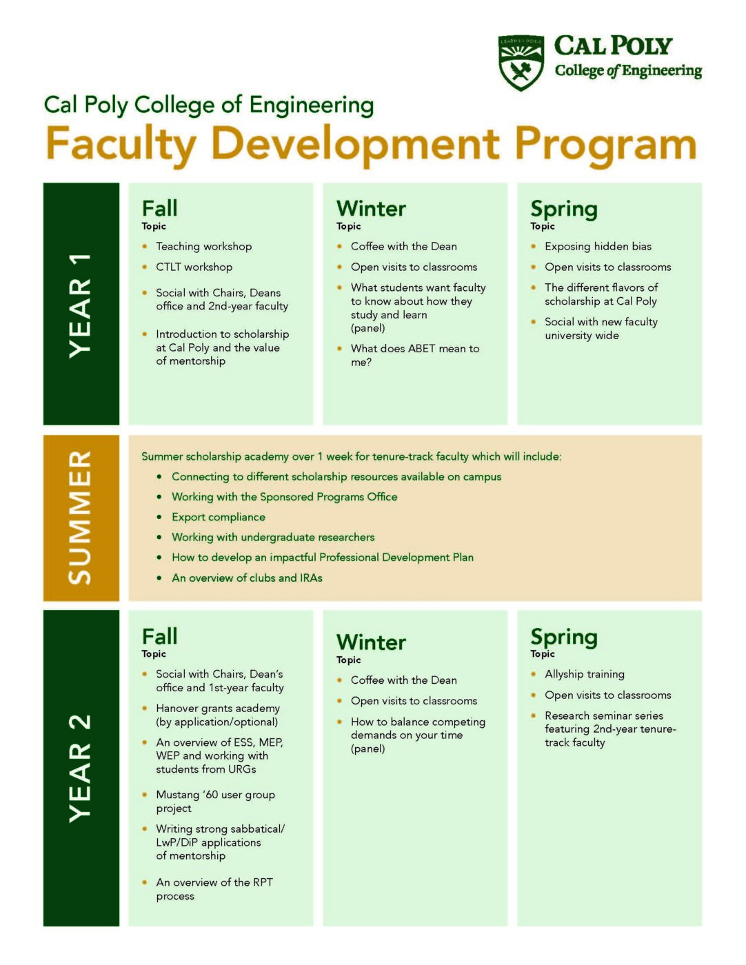 Faculty Development Program