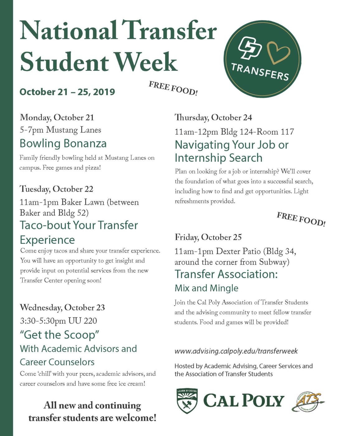 National Transfer Student Week