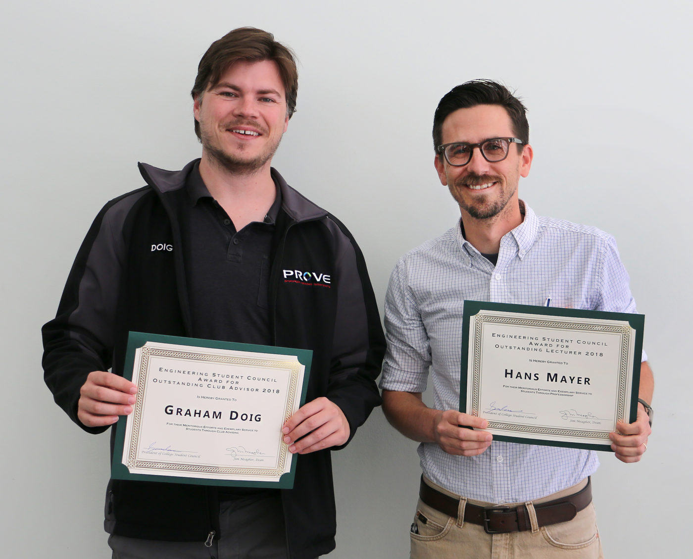 Faculty and Staff Honored at Year-End CENG Awards Ceremony