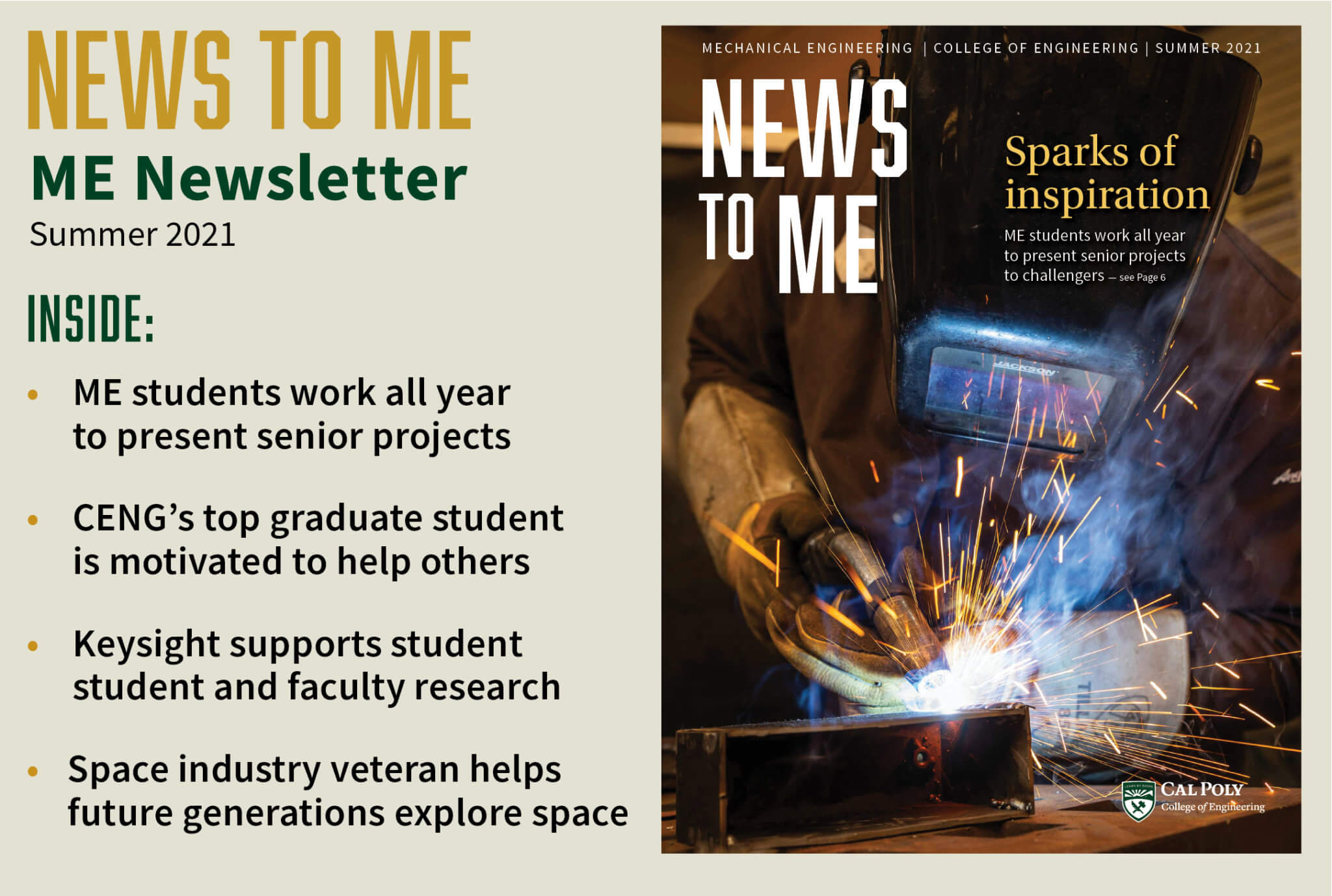 News to ME: Mechanical Engineering Newsletter
