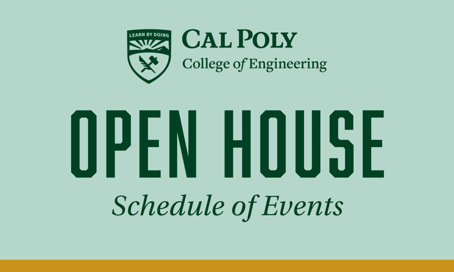 College of Engineering Open House Schedule