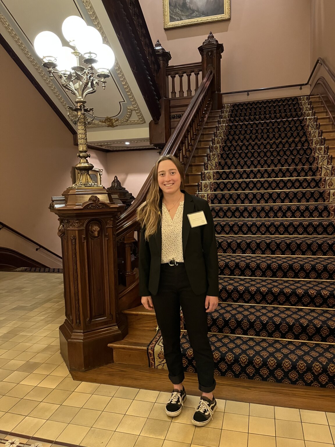 Engineering Student Excels in Mountain Biking, Honored at Capitol