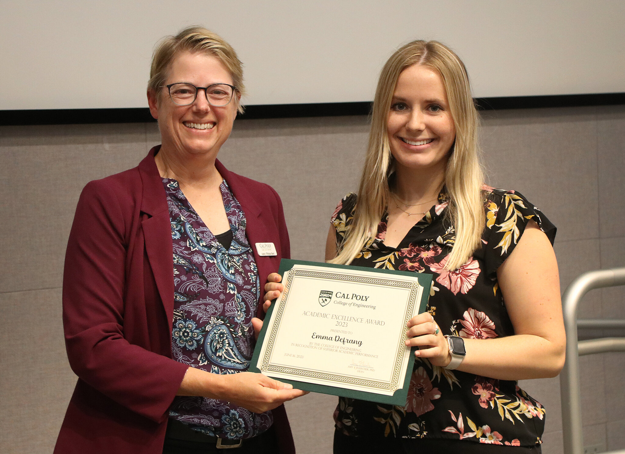 Outstanding Student Awards