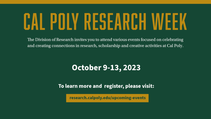 Cal Poly Research Week