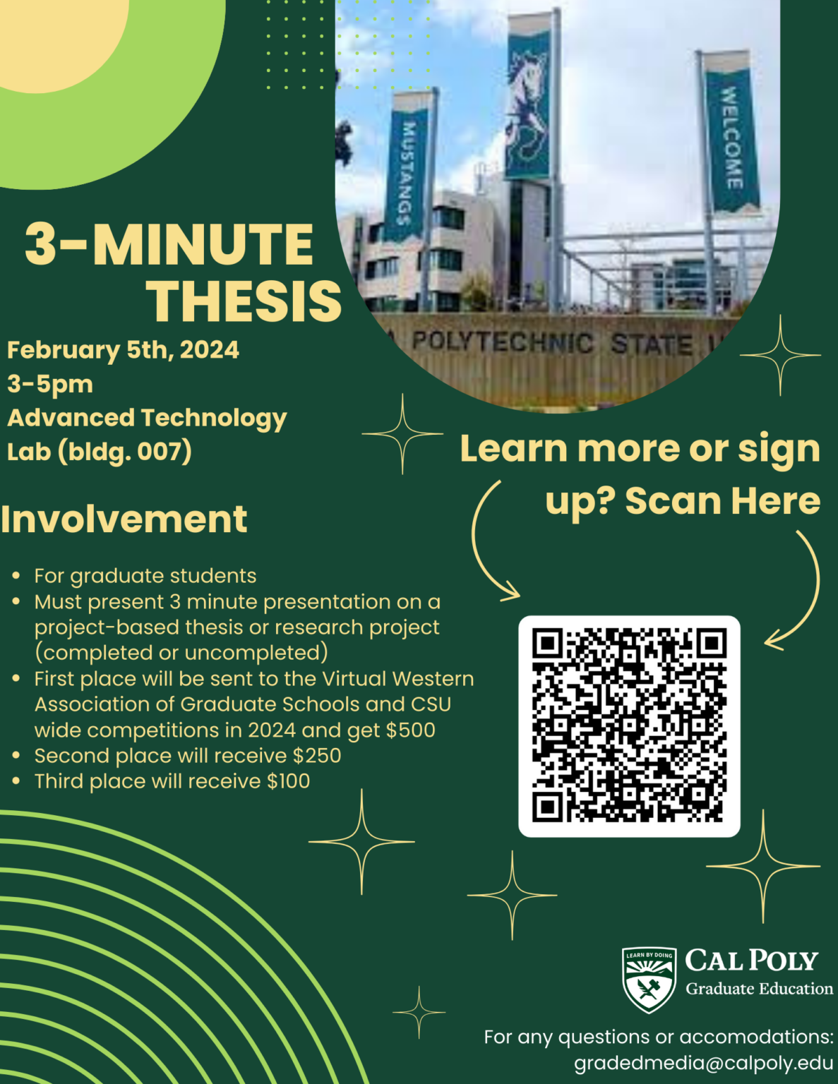 Register for the Three-Minute Thesis Competition